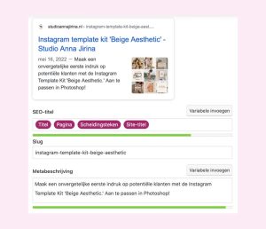 SEO Optimalisatie van je webshop: een stappenplan - Studio Anna Jirina